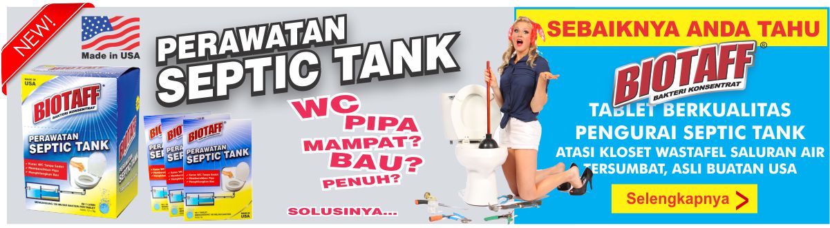 TAFF Septic Tank BIO Ramah Lingkungan Terbaik